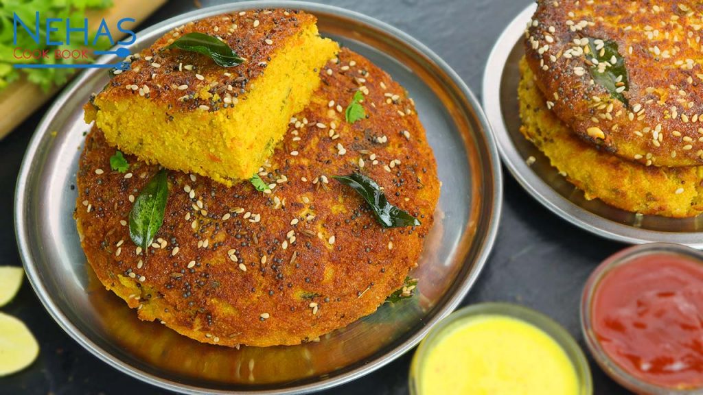 handvo recipe | mixed dal handvo | instant hadva mix recipe | how to ...