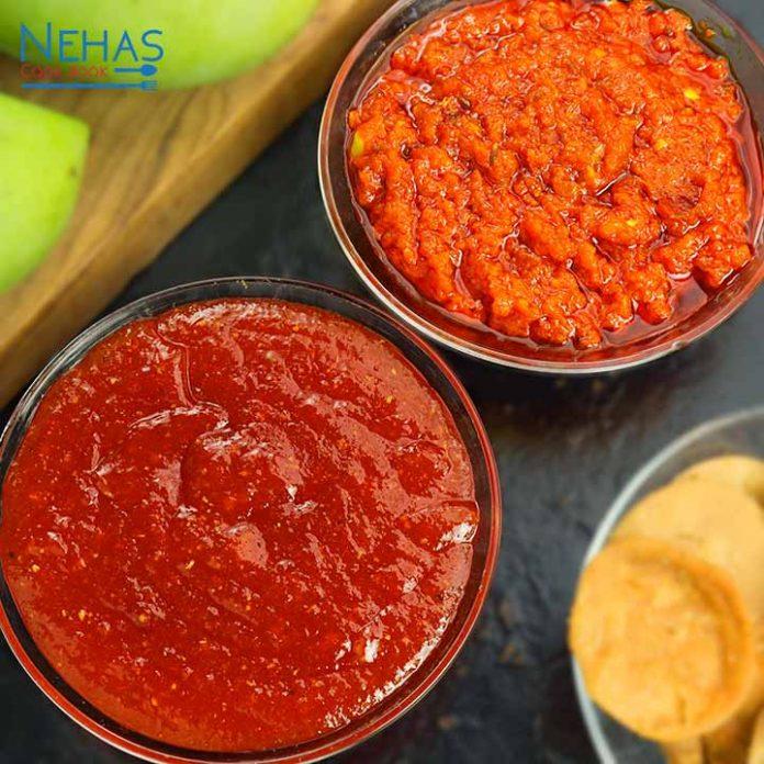 mango chutney recipe 2 ways| meethi keri ni chutney | keri lasan ni ...