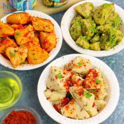 Papdi no lot | Gujarati papdi no lot | Gujarati khichu | 3 flavored ...