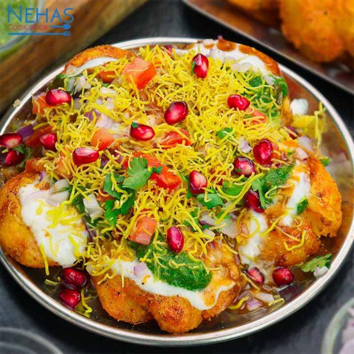 Aloo tikki chaat | instant aloo tikki chaat | aloo chaat recipe - Nehas Cook Book