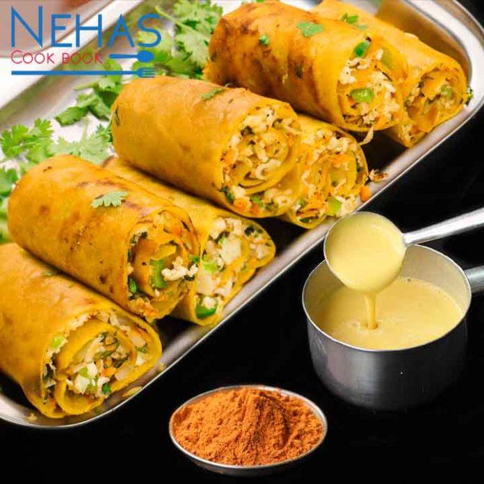 Stuffed Besan pudla recipe | stuffed besan chilla recipe | besan chilla ...