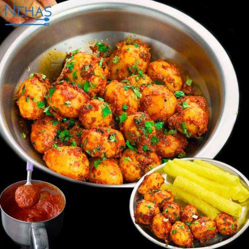 Bhungla batata recipe | bhungda bataka | lasaniya batata | street style ...