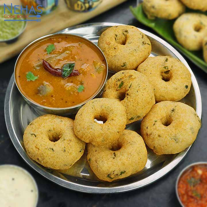 Medu vada recipe | hotel style sambar recipe | sambar vada recipe ...