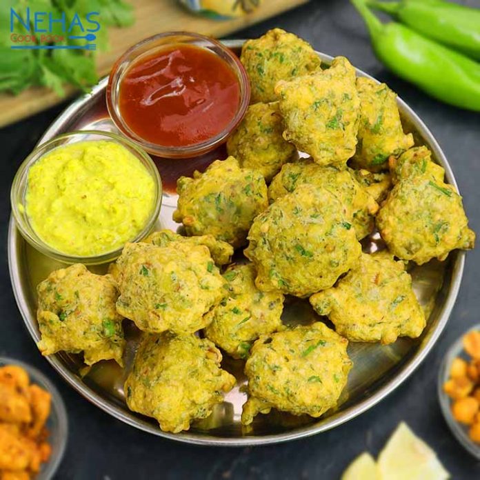 Mix bhaji na gota | Mix bhaji bhajiya | pakoda recipe - Snacks | Nehas ...