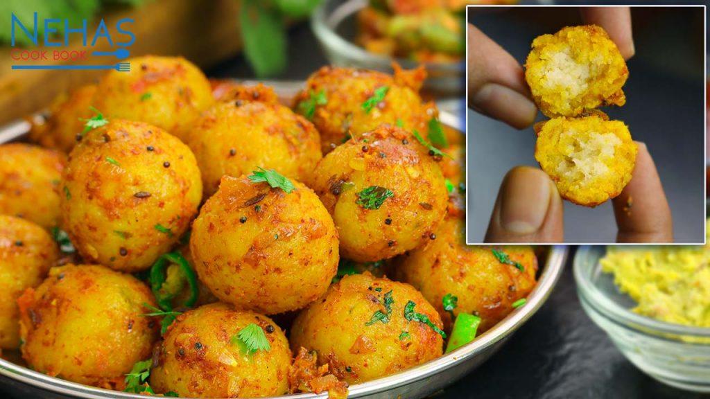 Murmura nasta | chatpata murmura balls | murmura sooji balls - Nehas ...