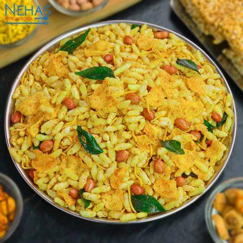 Murmura chivda | how to make murmura chivda | Gujarati mamara no chevdo ...