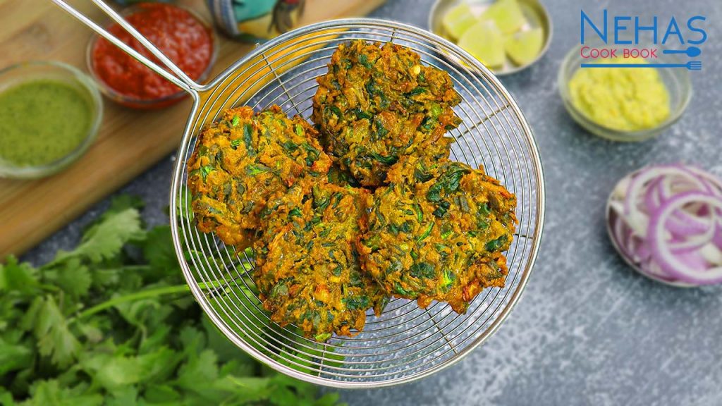 Palak vada recipe | street style palak vada | crispy palak vada ...