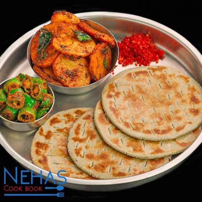 Gujarati rankali recipe | meethi bajra roti | how to make sweet bajra ...