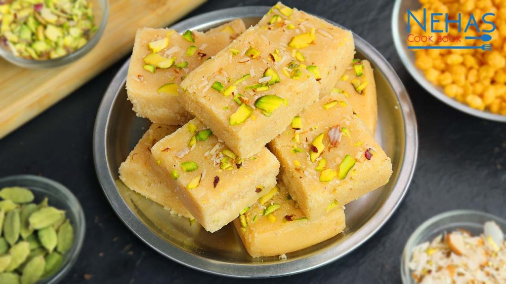 Rava pak recipe | rava barfi recipe | Gujarati amrut pak recipe | how ...