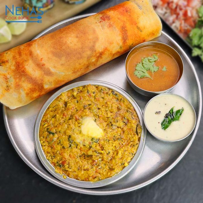 Cheese gotala dosa | surat famous veg cheese gotala dosa | fency dosa ...