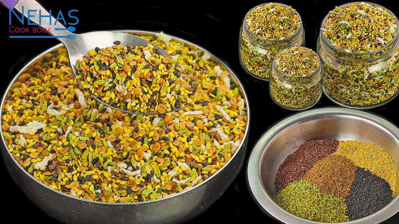 Gujarati Mukhwas Recipe Multi Seeds Mukhwas Recipe Homemade Mouth