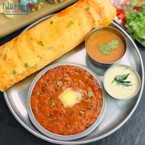 Moong dal dosa with mysore bhaji | how to make mysore moong dal dosa ...