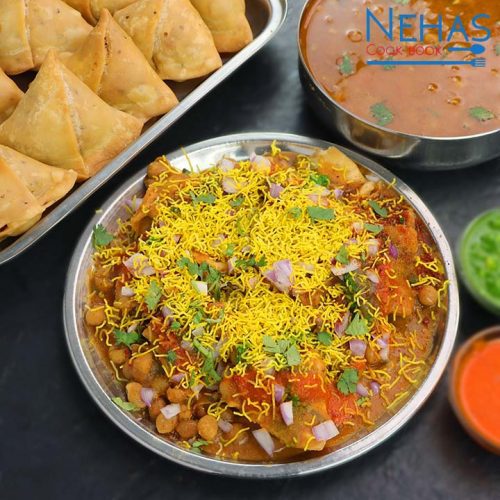 Ragda samosa recipe | samosa chaat with ragda | street style samosa ...