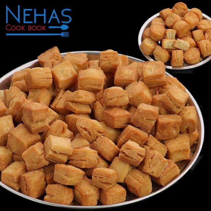 Shakarpara recipe | shakarpali recipe | sweet shakarpali | how to make ...