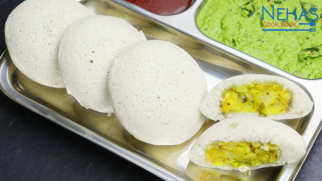 Instant masala idli | aloo stuffed idli | how to make potato stuffed ...