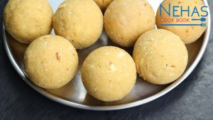 Wheat flour ladoo recipe | how to make wheat ladoo | wheat jaggery ...