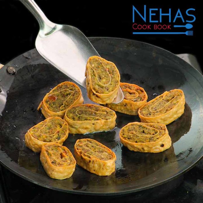 Moong dal nasta recipe | moong dal papad roll | how to make moong papad ...