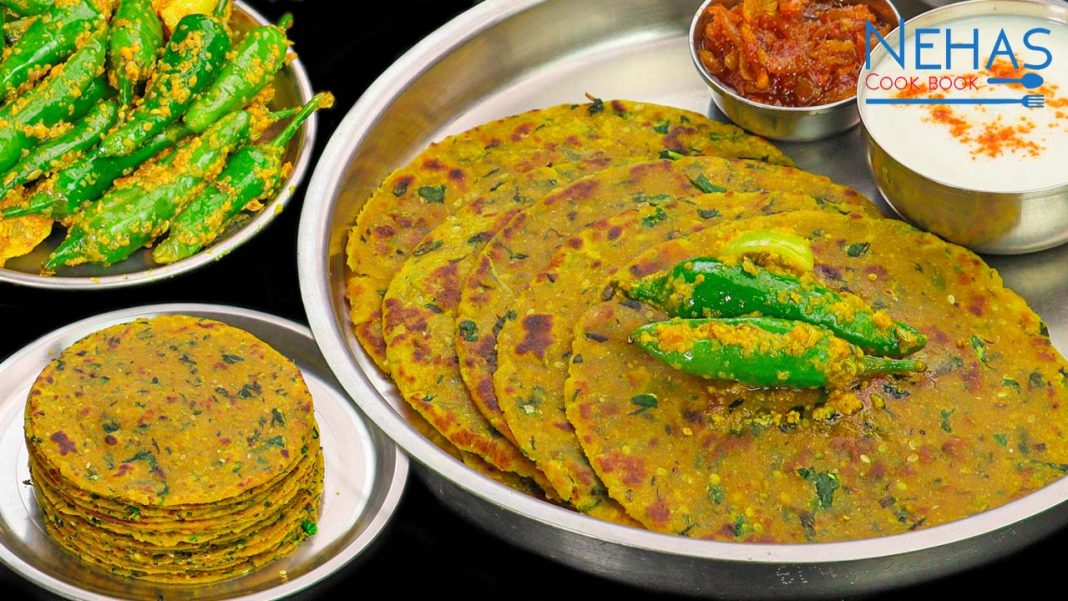Thepla recipe | Gujarati methi thepla recipe | raita marcha recipe ...