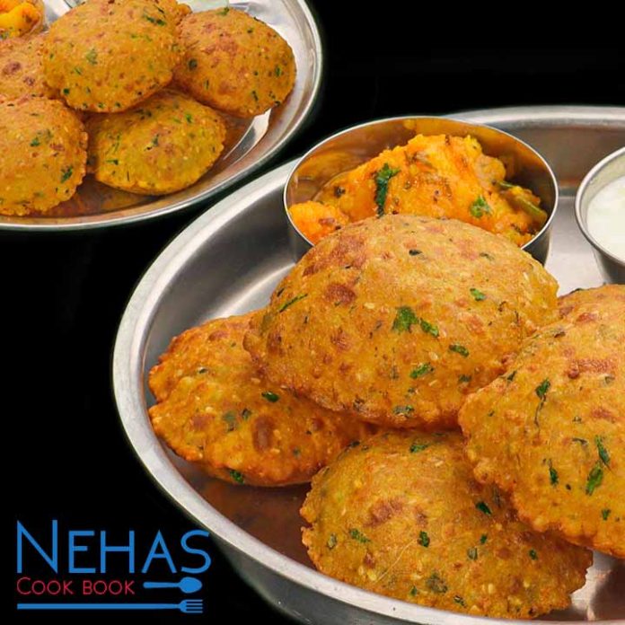 Masala poori recipe | poha masala poori recipe | poha puri recipe ...