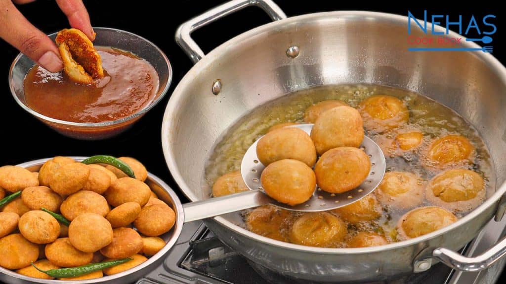 Dry kachori recipe | mini kachori recipe | mini farsan kachori ...