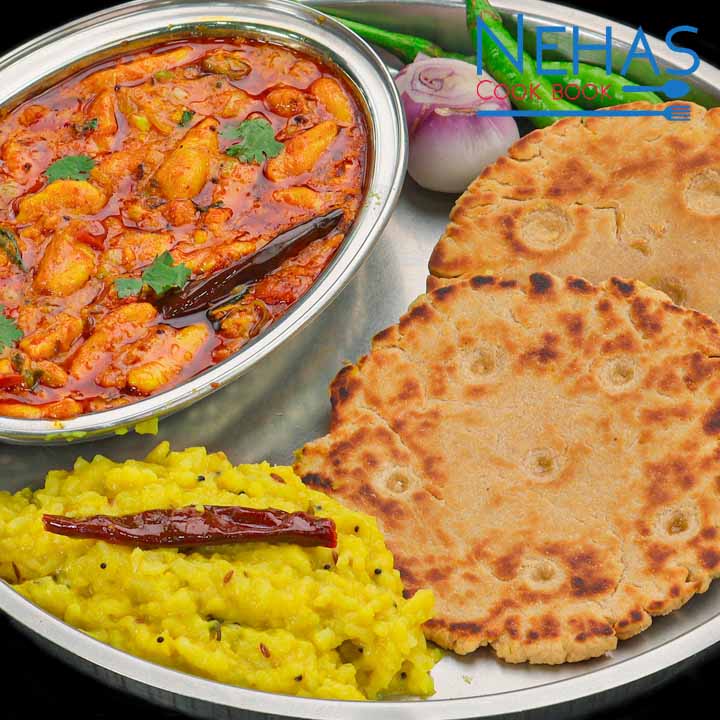 Kathiyawadi thali recipe | quick and easy kathiyawadi thali | thali ...