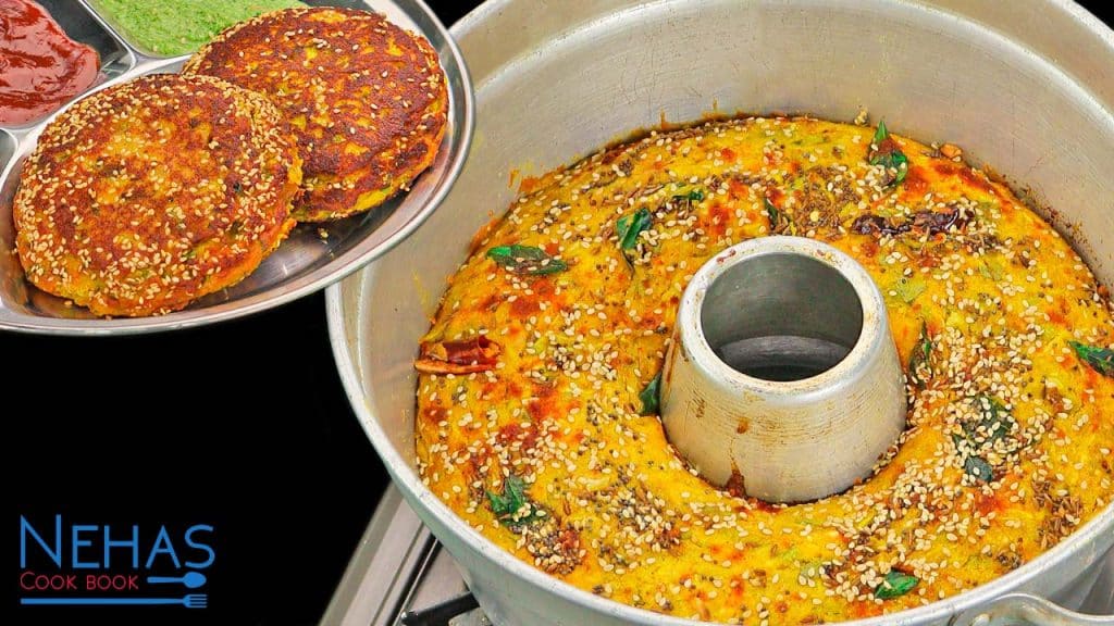 Handvo recipe (stovetop and baked)| mixed dal-rice handvo | Gujarati ...