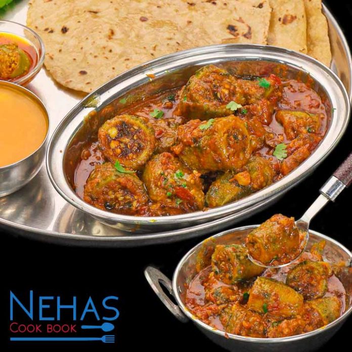 Bharela karela nu shak | stuffed karela recipe | bharwa karela recipe ...