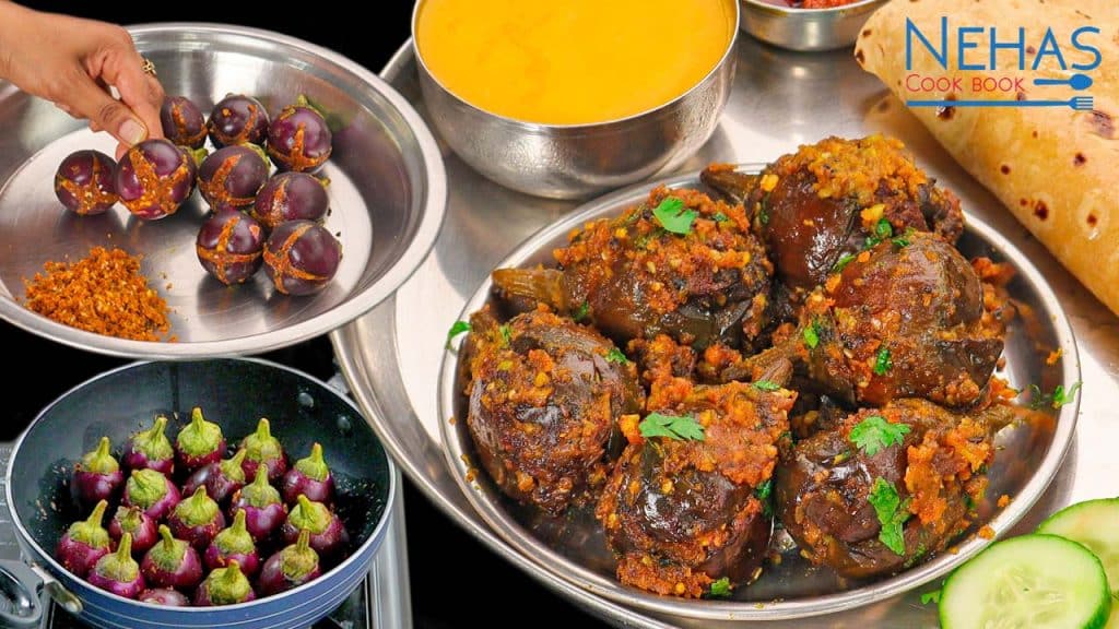 Bharela ravaiya nu shaak | Gujarati bharela rigan nu shaak | bharwa ...