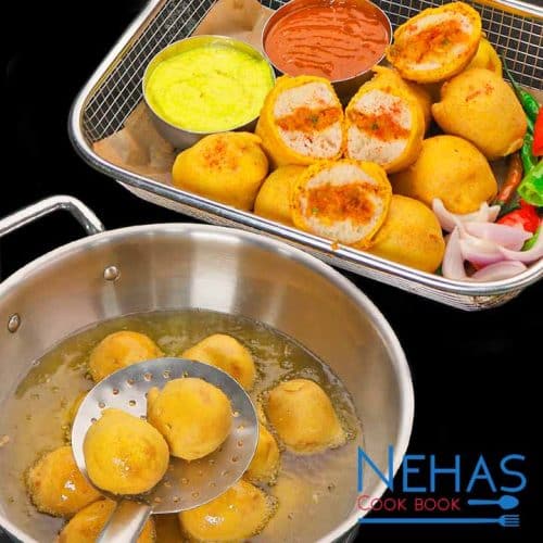 Pav pakoda recipe | pav pakora | street style pav pakoda - Nehas Cook Book