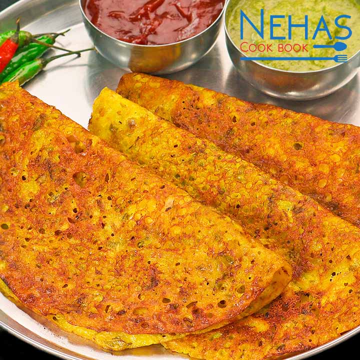 Rice pudla recipe | khatta puda recipe | rice chilla recipe - Nehas ...
