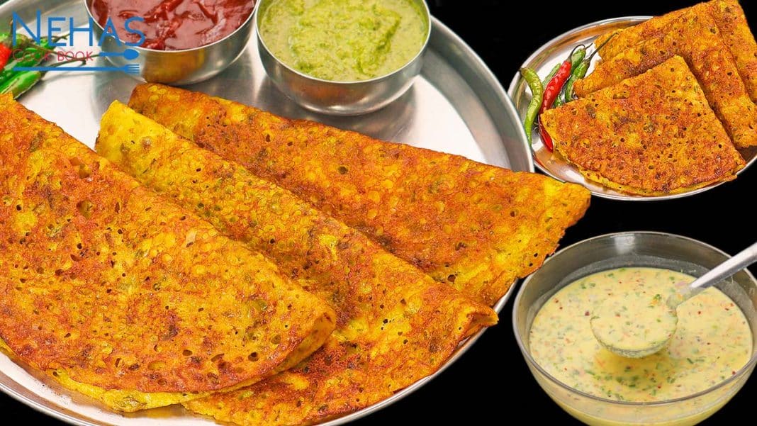 Rice pudla recipe | khatta puda recipe | rice chilla recipe - Nehas ...