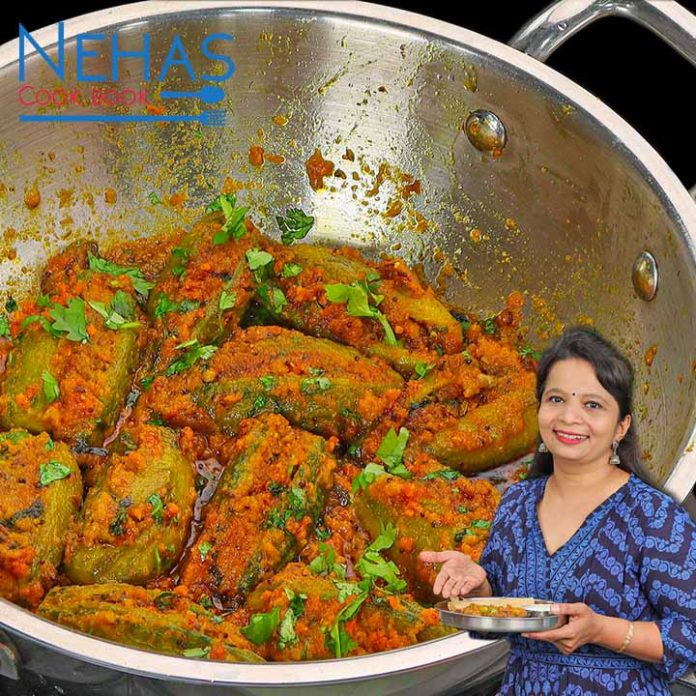 Bharela karela nu shak | bharwa karela | stuffed karela recipe - Nehas Cook Book