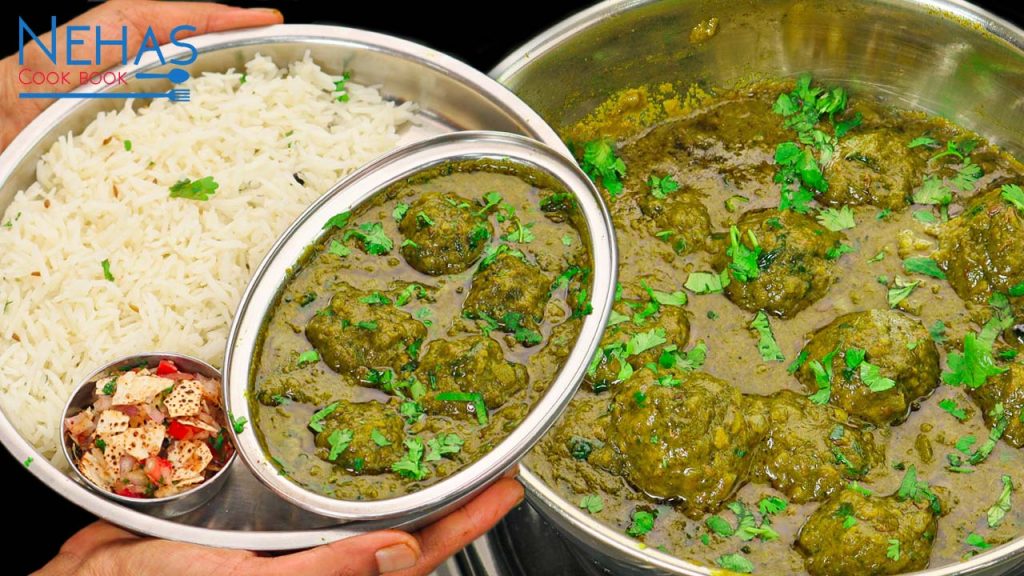 Kothmir nu shaak | kothmir ki sabji | new sabzi idea - Nehas Cook Book