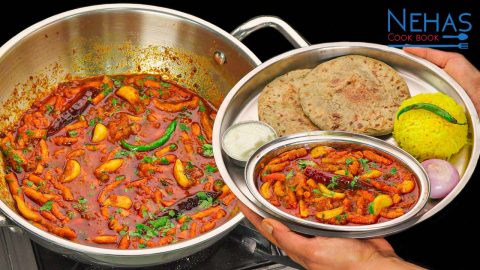 Lasan kali nu shaak recipe | lasun ki sabzi | lehsun ki sabji - Nehas ...