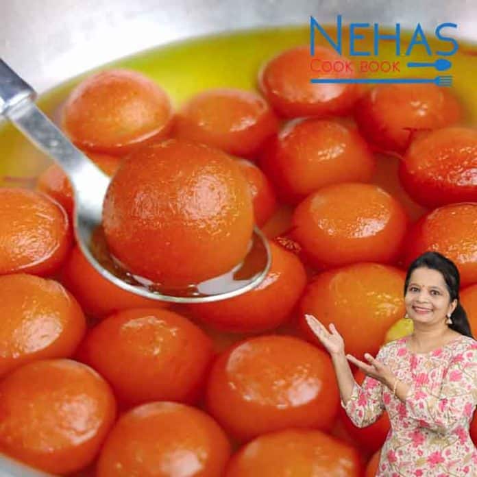 Gulab jamun recipe | how to make Gulab jamun | Gulab jamun with Gits instant mix - Nehas Cook Book