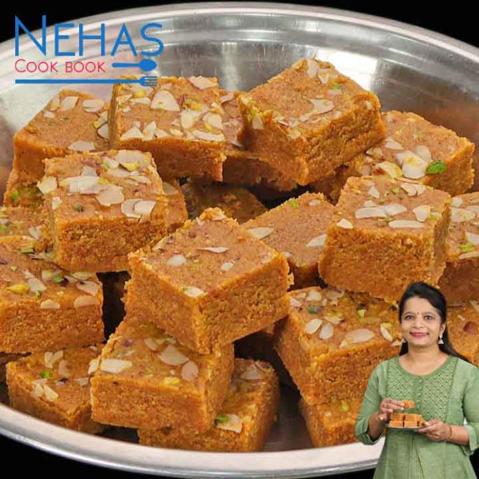 Mohanthal recipe | Halwai style mohanthal | Gujarati mohanthal - Nehas ...