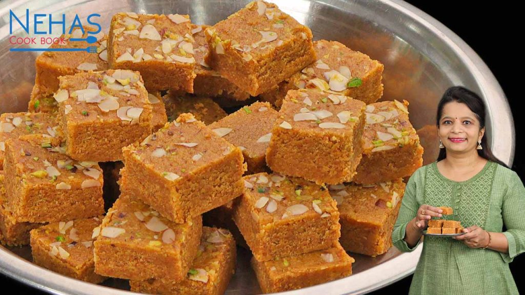 Mohanthal recipe | Halwai style mohanthal | Gujarati mohanthal - Nehas ...