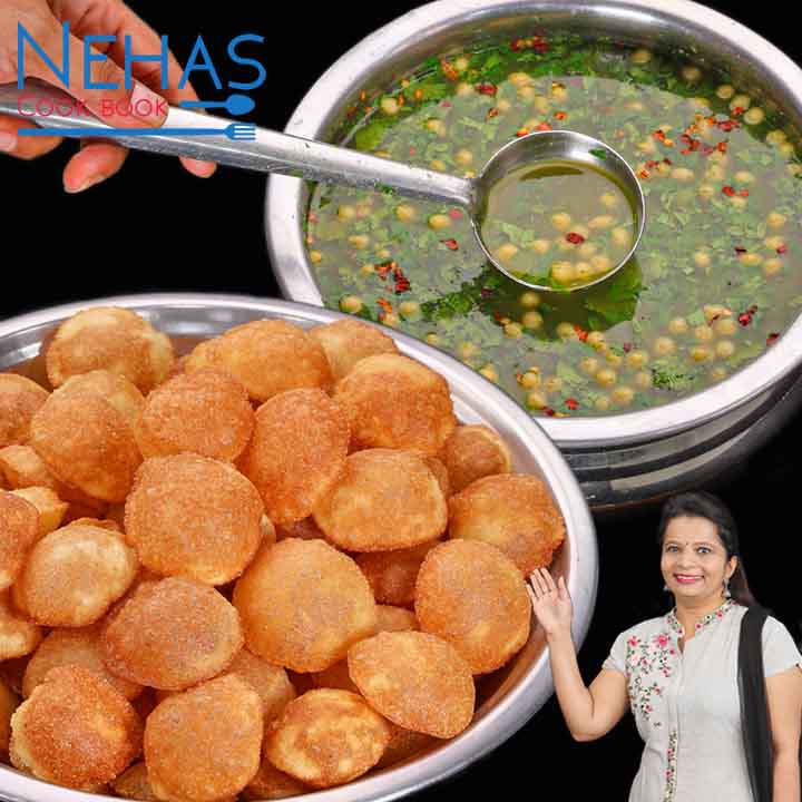 Pani puri recipe | homemade pani puri recipe | golgappa recipe - Nehas ...