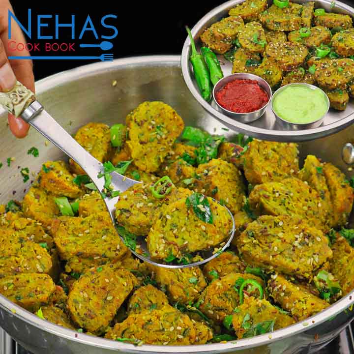 Dudhi na muthiya | Gujarati doodhi muthia | lauki muthia - Nehas Cook Book