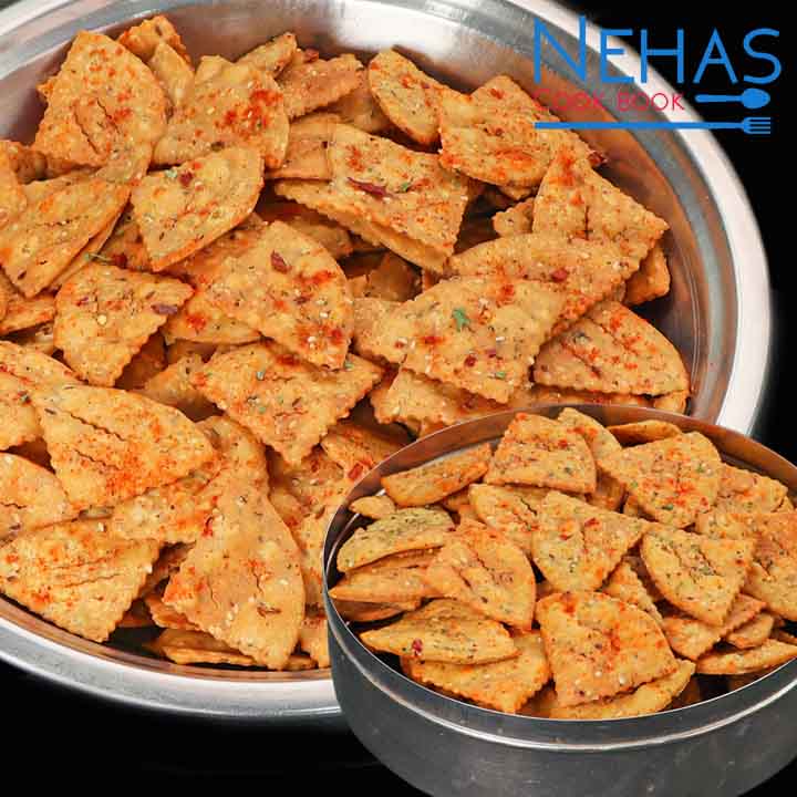 Namak para recipe | Aata namak para | crispy namak para - No Onion No ...