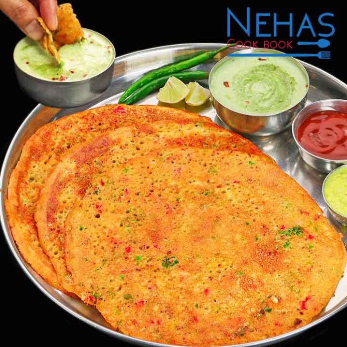 Rava besan pudla recipe | rava besan chilla | suji besan chilla ...