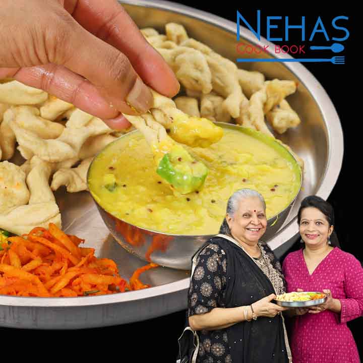 Vanela gathiya with sambharo and lotiyo recipe | vanela gathiya ...