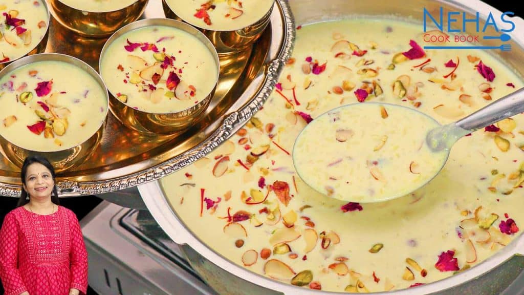 Kheer recipe | rice kheer with secret tips | instant kheer - Nehas Cook ...