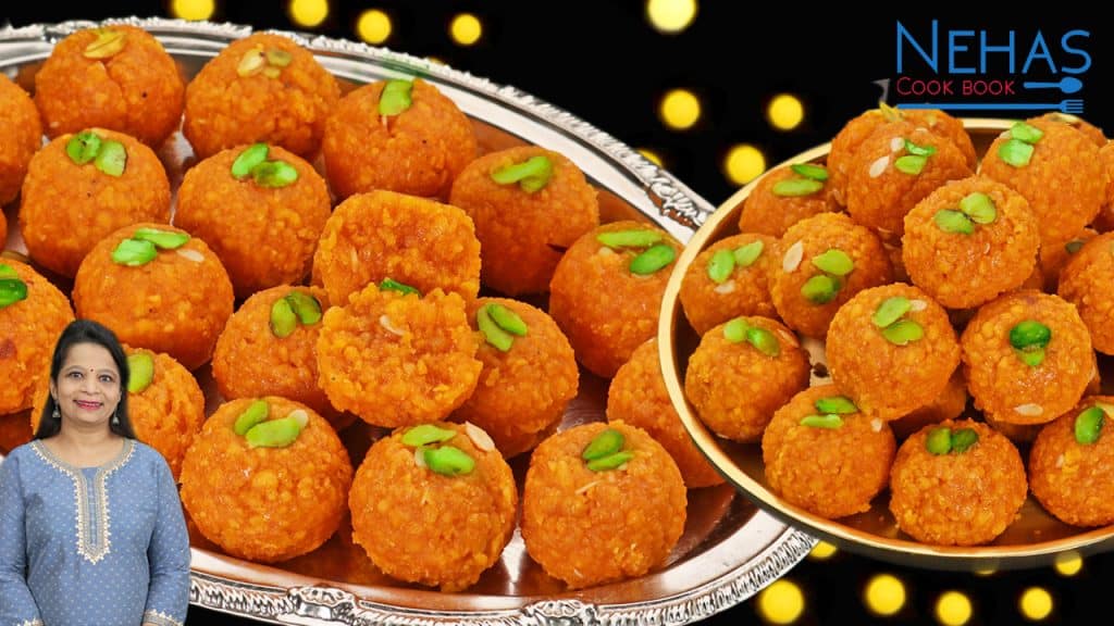 Motichoor ladoo recipe | boondi ladoo | boondi laddu - No Onion No ...