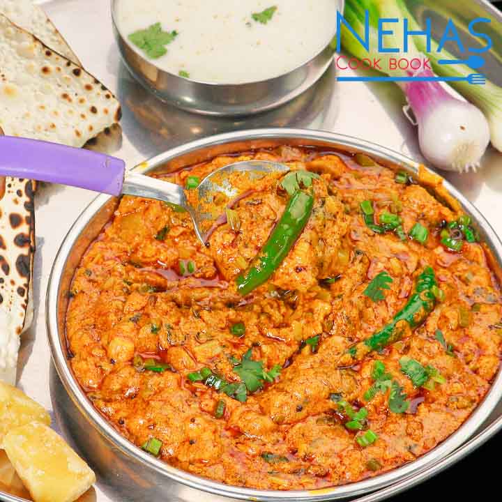 Kathiyawadi vagharelo rotlo recipe | dhaba style vagharelo rotlo ...