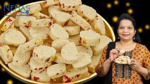 Sing pak recipe | Gujarati sing pak | peanut barfi - Nehas Cook Book