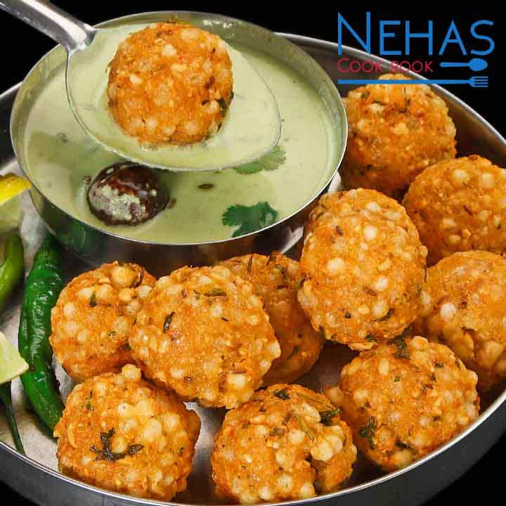 Farali Sabudana vada with kadhi recipe | sabudana vada and farali kadhi ...