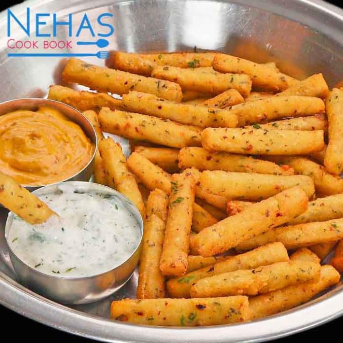 Crispy Finger chips recipe | crispy potato finger | French fries with ...
