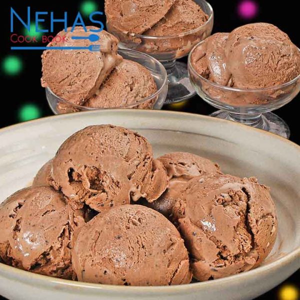 Chocolate ice cream recipe | homemade chocolate ice cream | choco ice ...