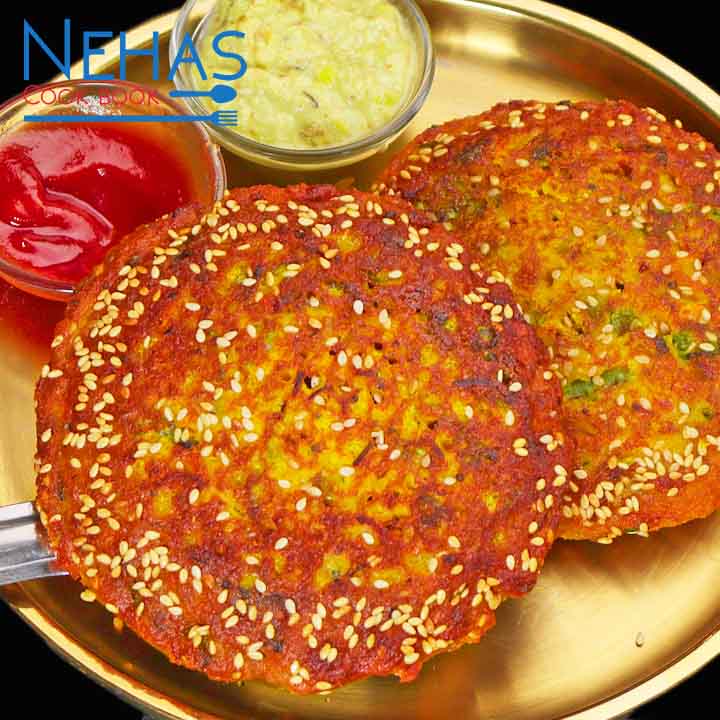 Gujarati bhardiyu recipe | rice nashta recipe | rice-besan nasta ...